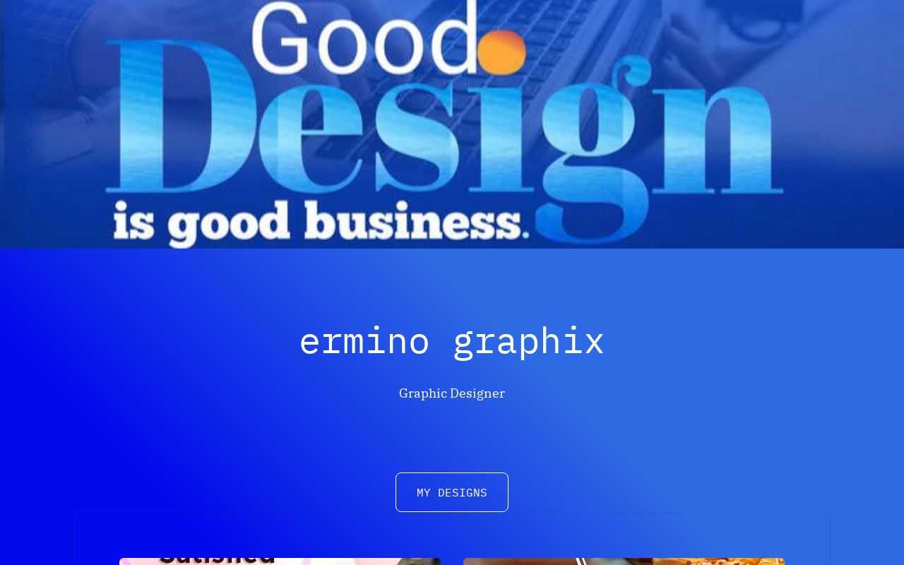 Graphic designer@ ermino_graphix